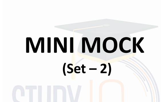 Mini Mock-2 | Maths & Reasoning | Free PDF Download
