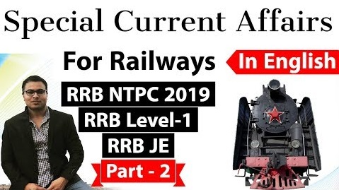 Railway Current Affairs Part – 2 English | Free PDF Download