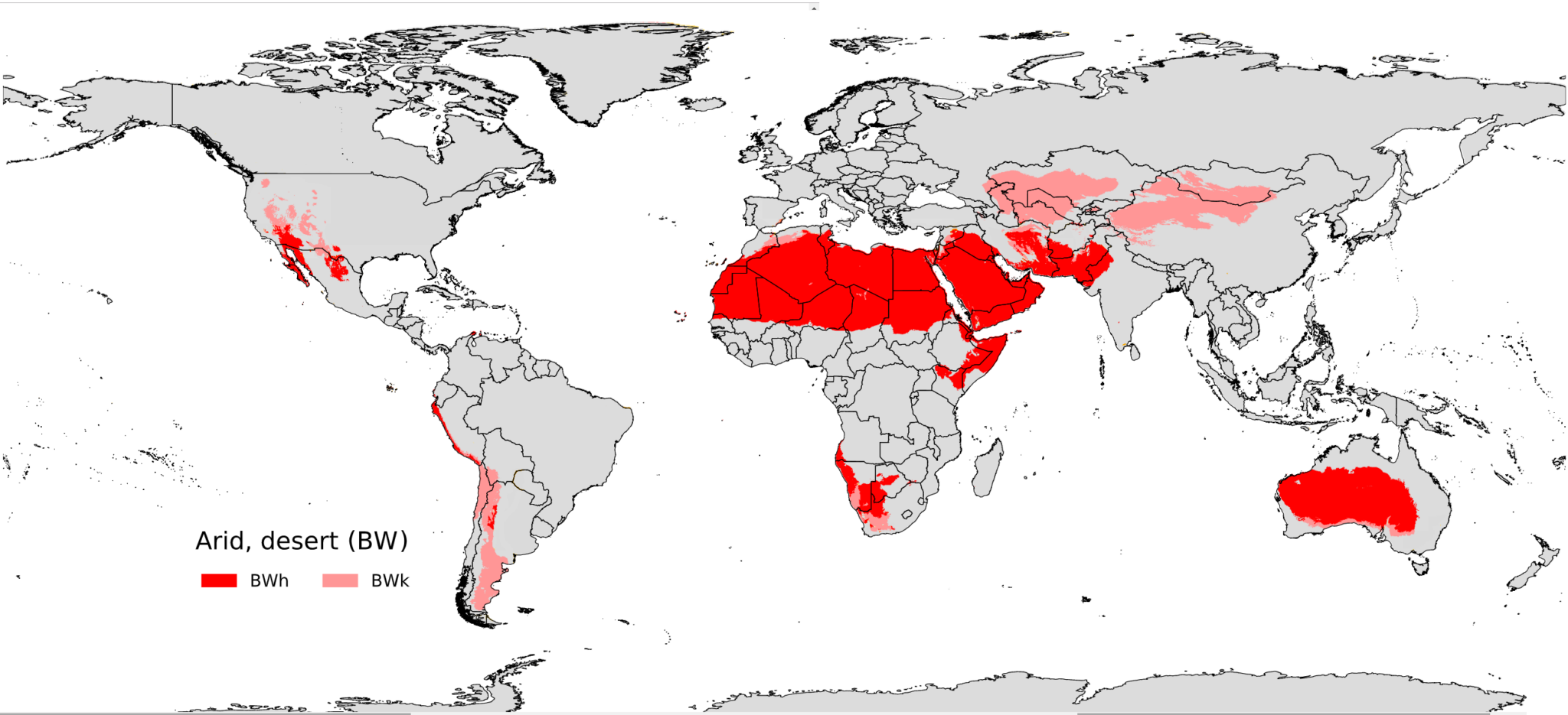 Desert Climate, Distribution, Climatic Conditions & Map