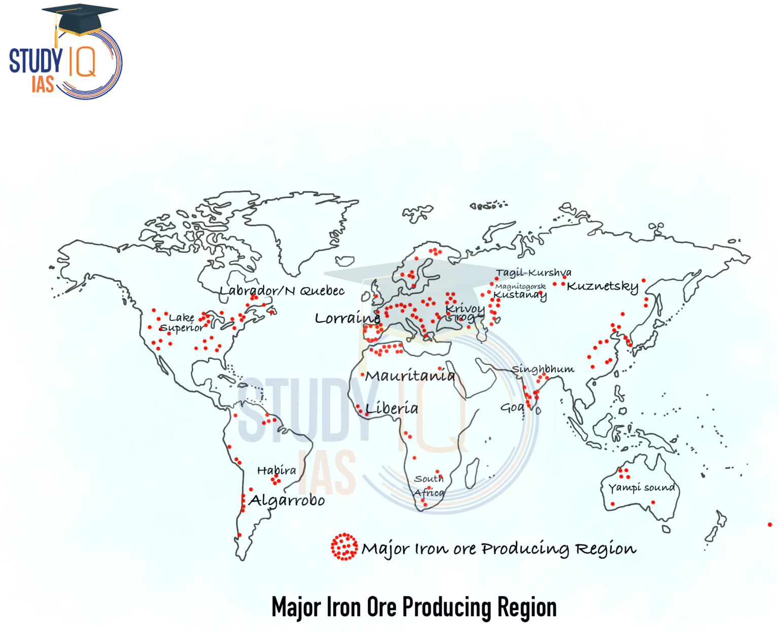 Iron Ore, Types, Uses, Distribution in India and in World Map