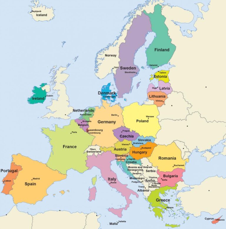 European Union, Countries, Map, Origin, Structure, Functions
