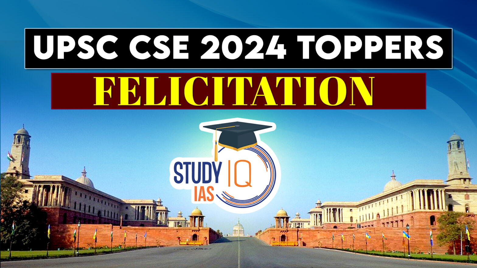 UPSC Toppers 2024 Felicitation Program by StudyIQ